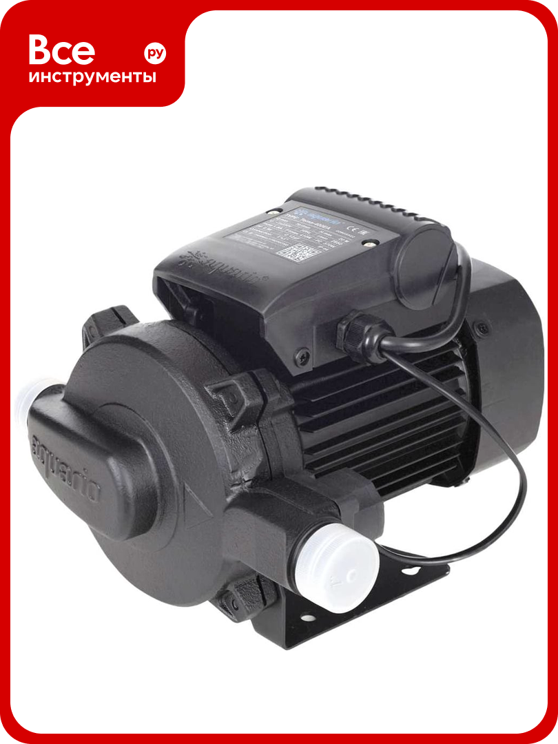 Насос AQUARIO повысительный автоматический TEMA-400EA 2400, для максимально удобного расположения и экономии