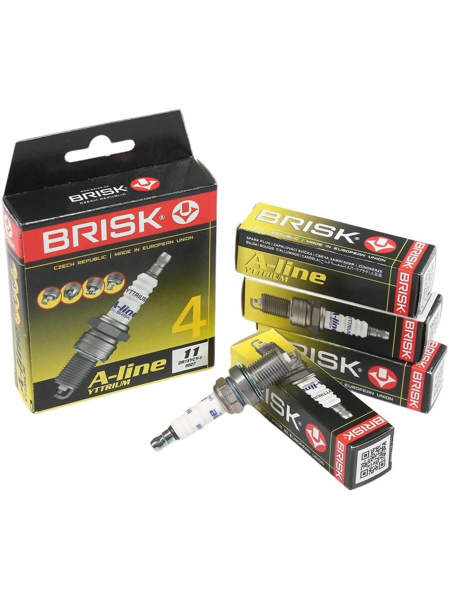 Свечи зажигания для а/м Ваз 2110, 2170,1118, 2190, Vesta, Xray (16 кл) "A-Line 11" (к-т 4 шт).