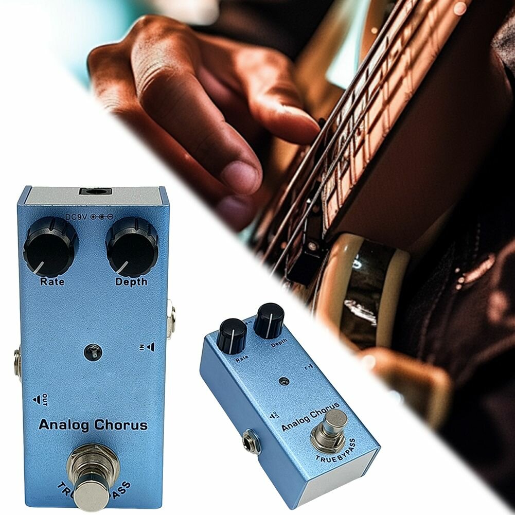 Эффект-бокс для электрогитары, аналоговый хорус с BBD-чипом