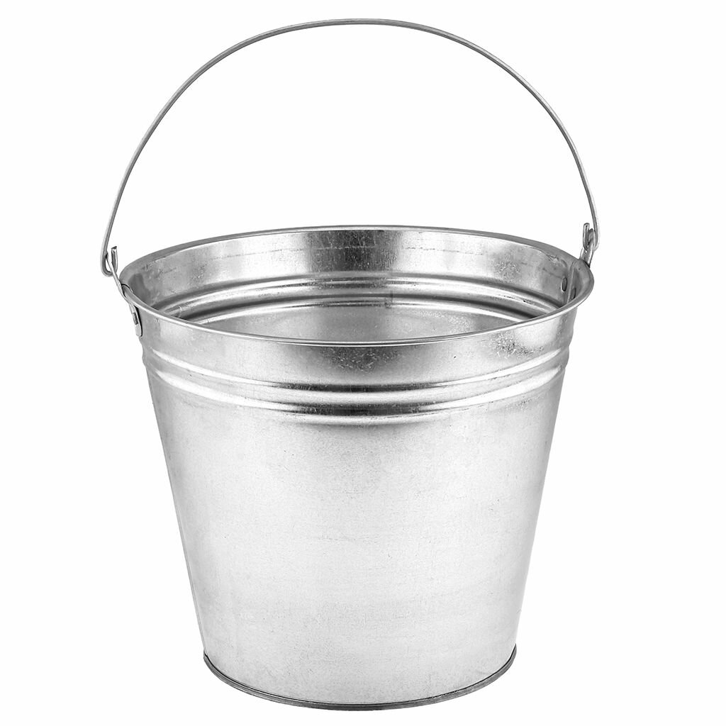 Ведро оцинкованное Домашняя Мода оцинкованное, 15 л, для пищевых продуктов, с ручкой (3381-700/ГОЦ)