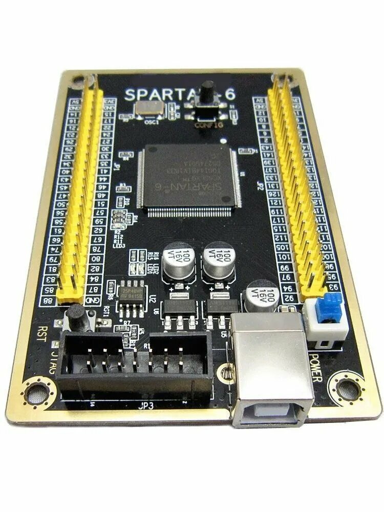 Учебная плата FPGA DEMO Board Xilinx Spartan6 XC6SLX9-TQG144 Development Circuit PCB Board