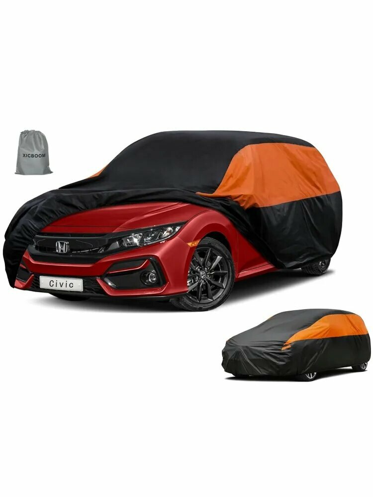 XICBOOM Чехол на автомобиль Honda Civic Hatchback, Оксфорд 210D, 1 шт.