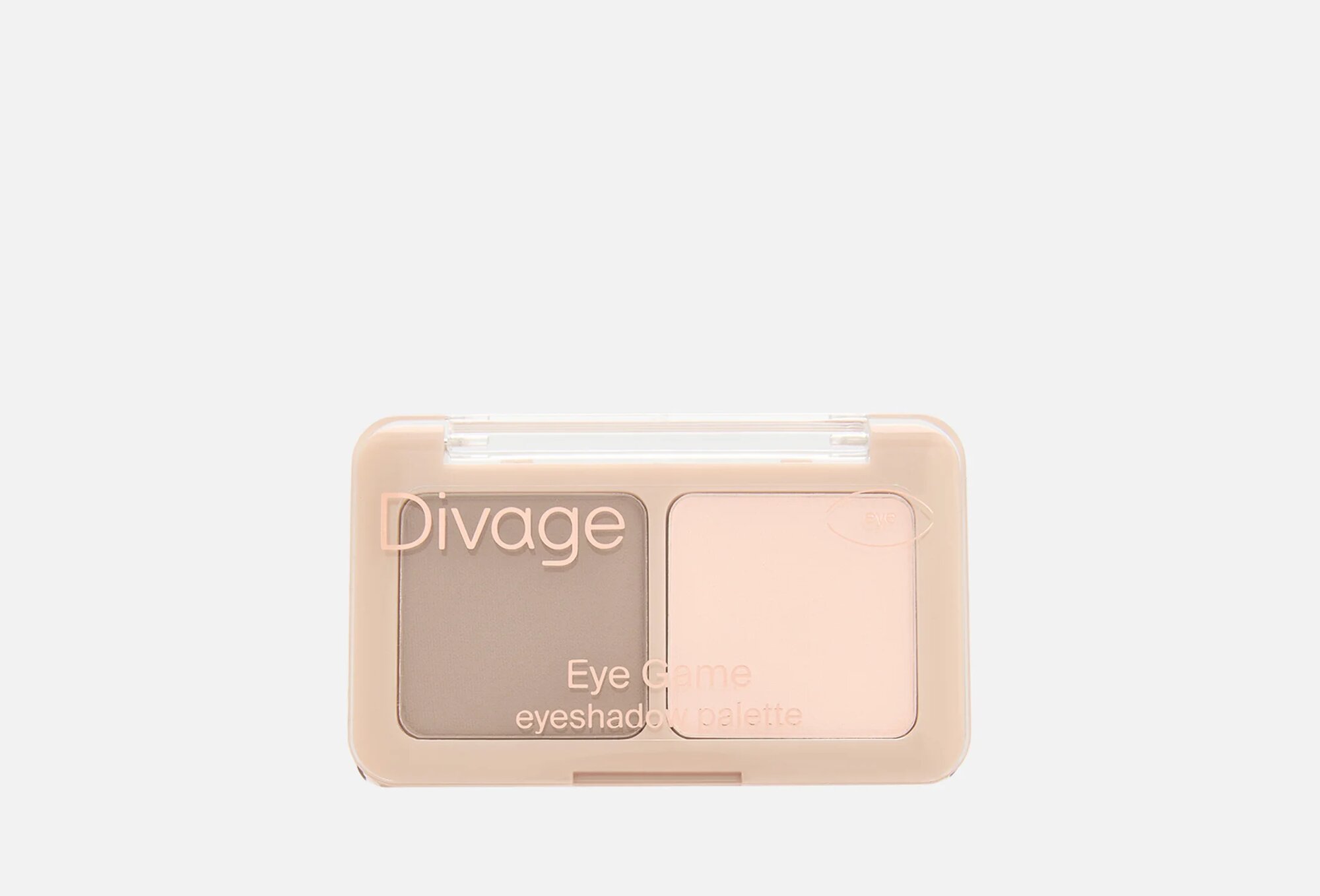 Тени для век Divage Eye Game Eyeshadows, 02 Нюдовый Матовый Финиш
