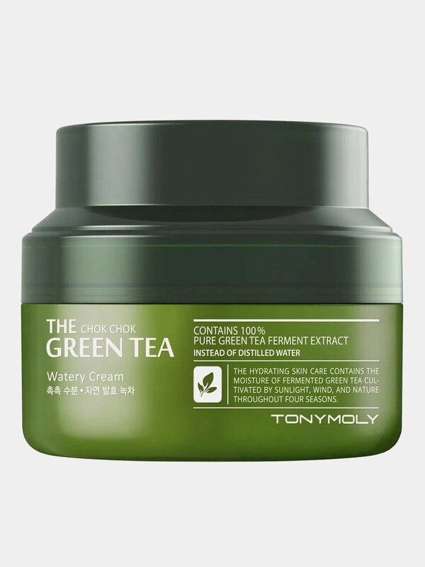 TONYMOLY Увлажняющий крем для лица с экстрактом зеленого чая, 60 мл