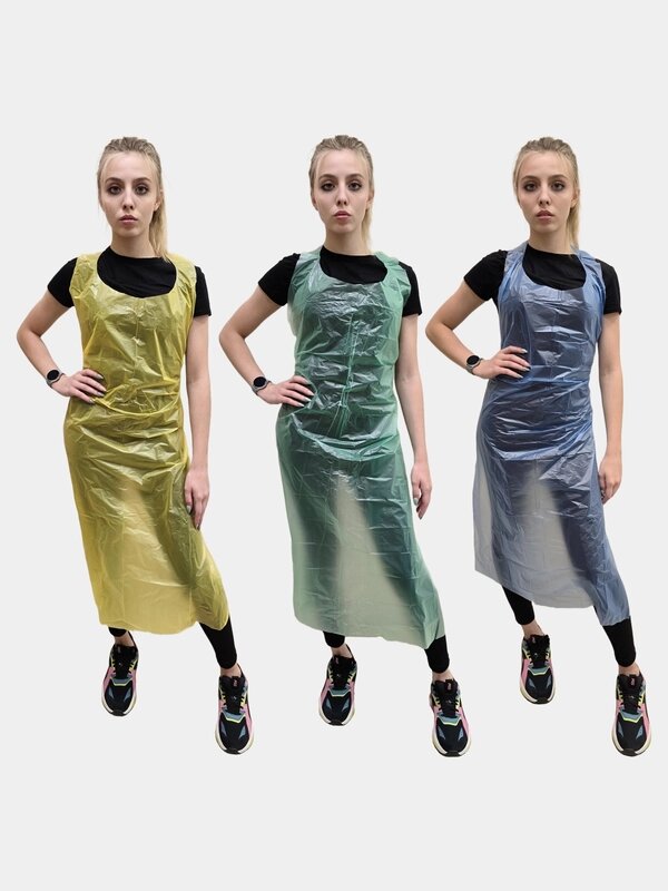 Фартук одноразовый полиэтиленовый, размер 81*125/25