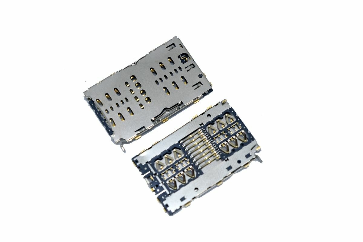 Коннектор SIM-карты (сим), mmc коннектор для Xiaomi Redmi 6/6A /10 2022/Mi9 Lite (S184)