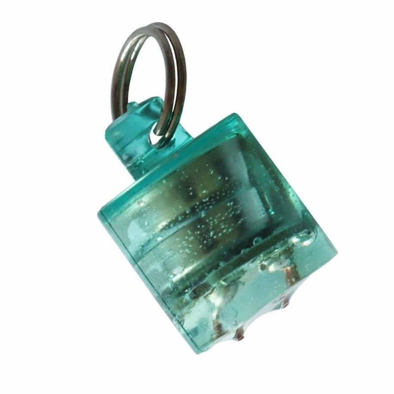 Мини-цилиндрическая кнопочная ловушка для рыбы светло-синего цвета