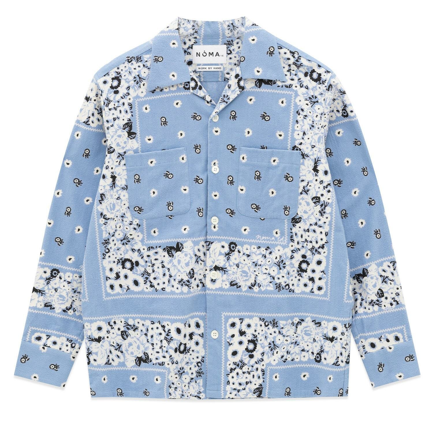 Рубашка РУБАШКА NOMA T.D. FLANNEL OPEN COLLAR SHIRT