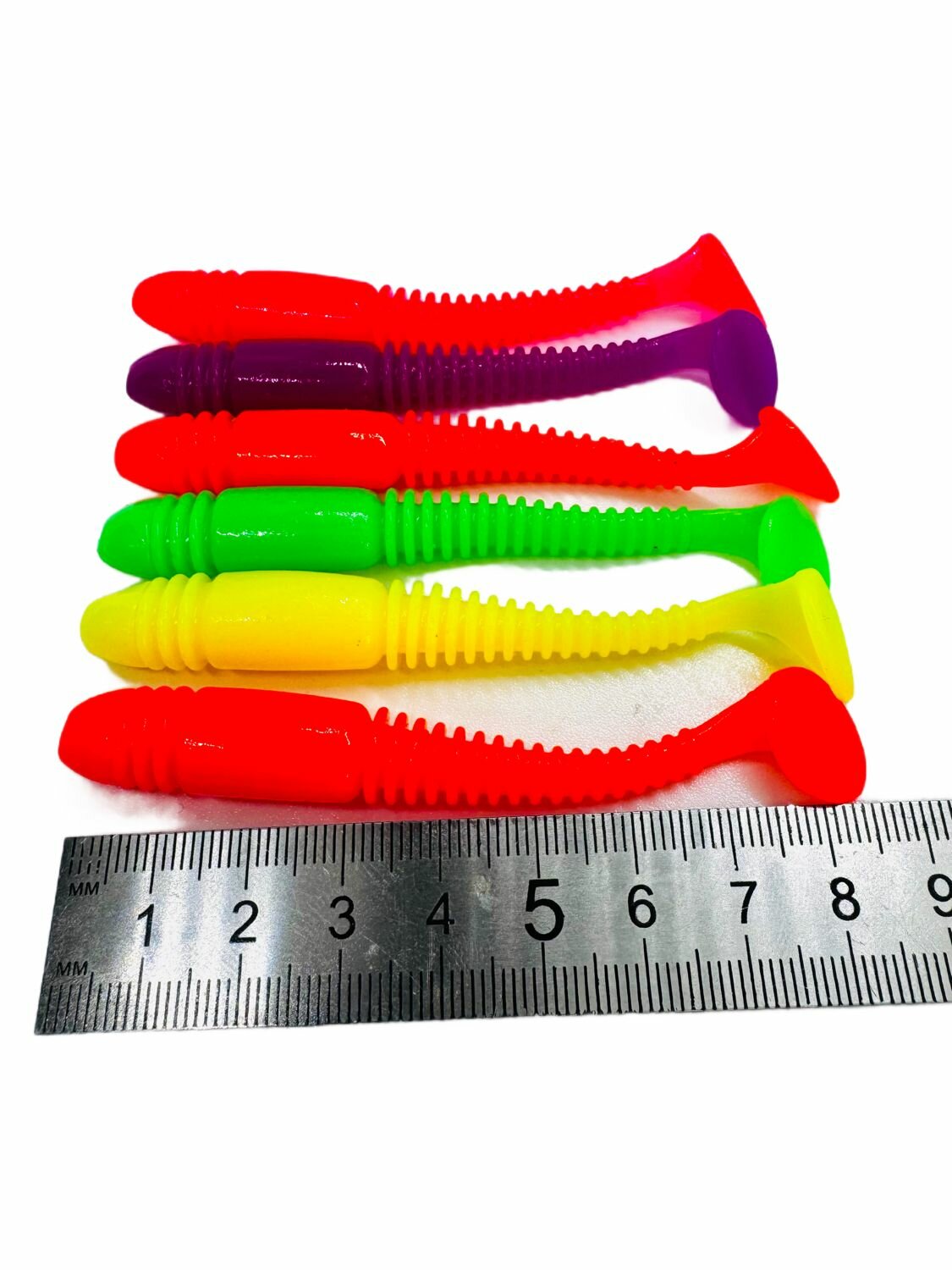 Силиконовые приманки для рыбалки; Силиконовые приманки; 5шт