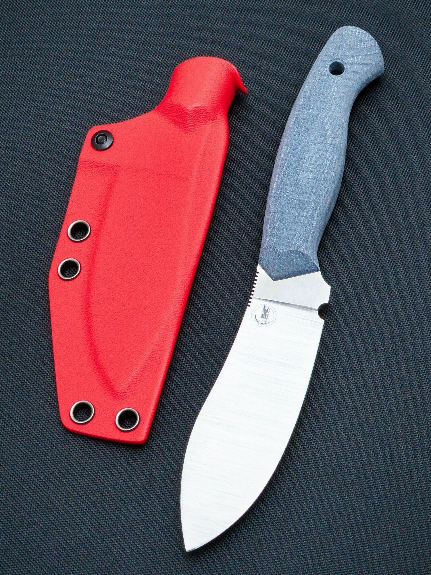 Нож туристический Нессмук, M398 Cryo, Сатин, Микарта Джинса, 7 Ножей (Seven Knives)