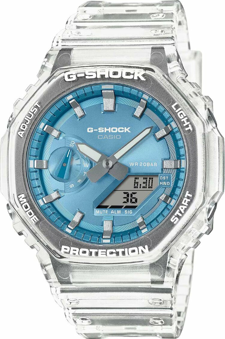 CASIO, прозрачный