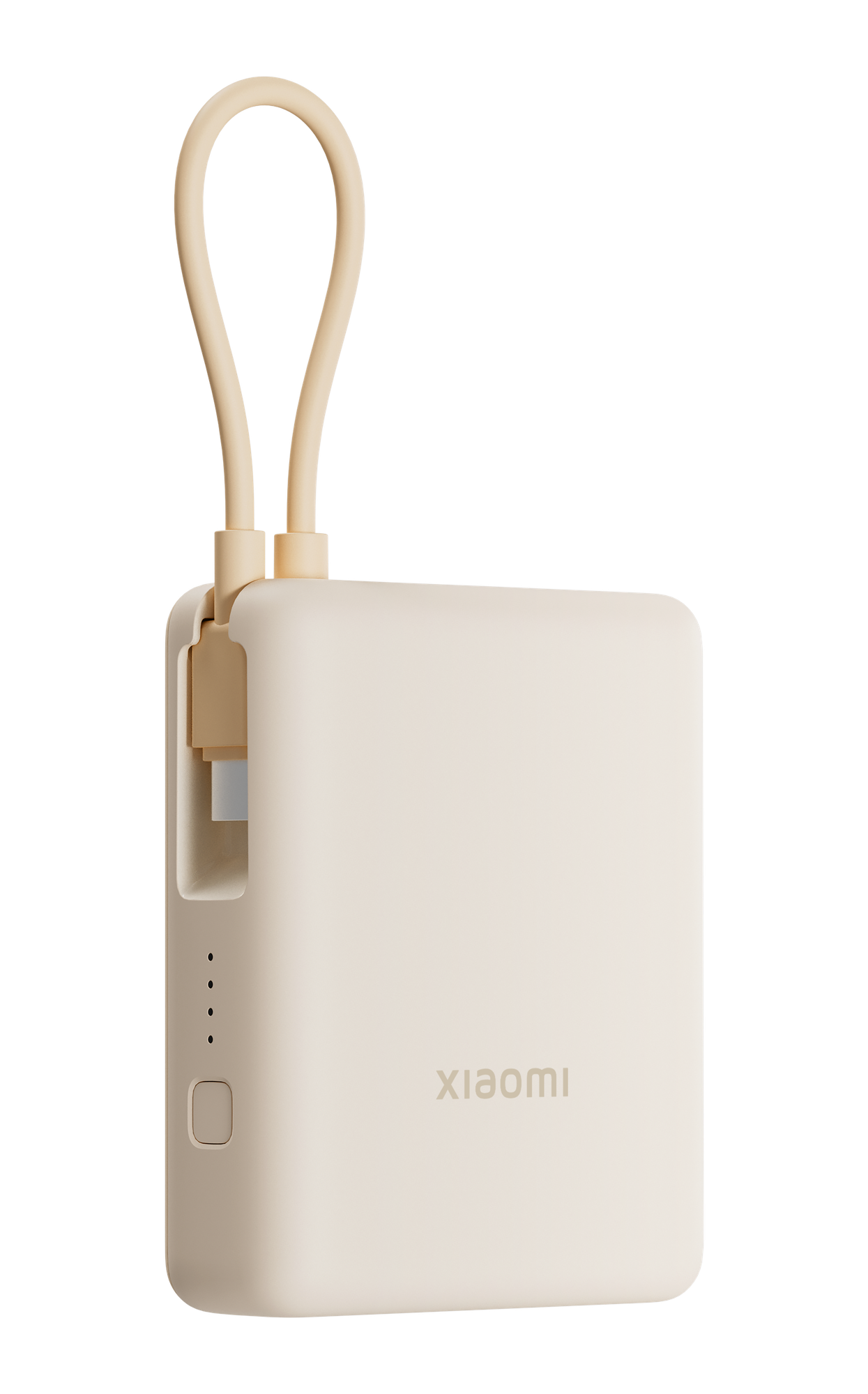 Внешний аккумулятор со встроенным кабелем Xiaomi 33W Power Bank 10000mAh (Integrated Cable) Tan GL