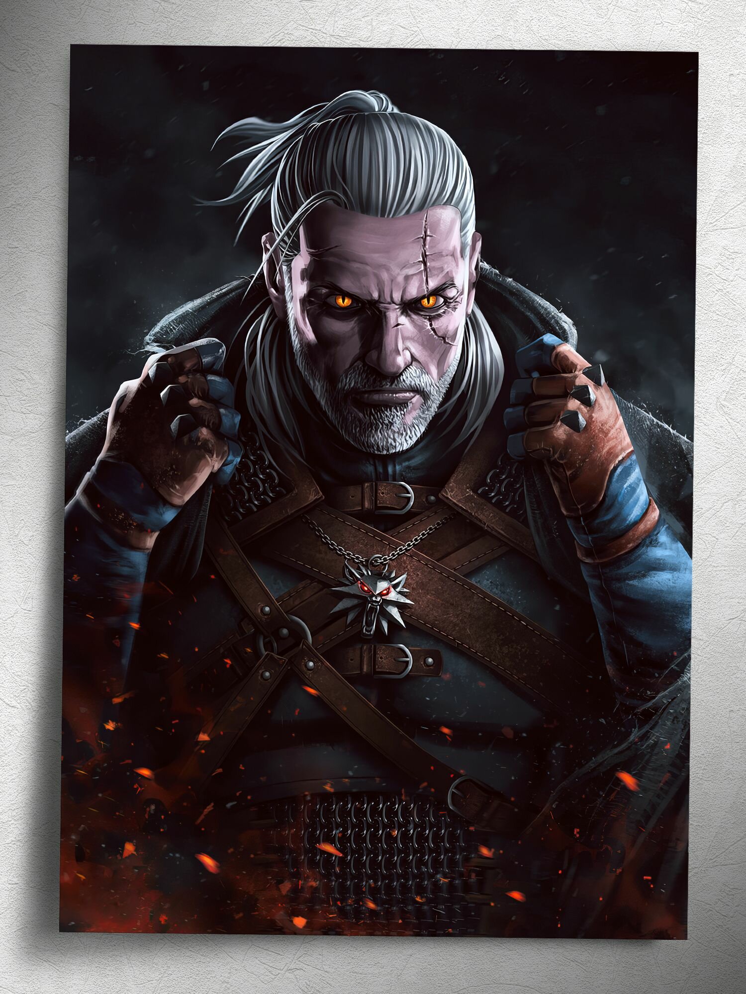 Постер: Белый Волк (Ведьмак, the Witcher)