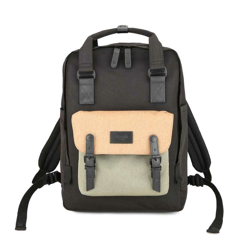Рюкзак Himawari 1010 Buttercup 17" Черный - оливковый - слоновая кость