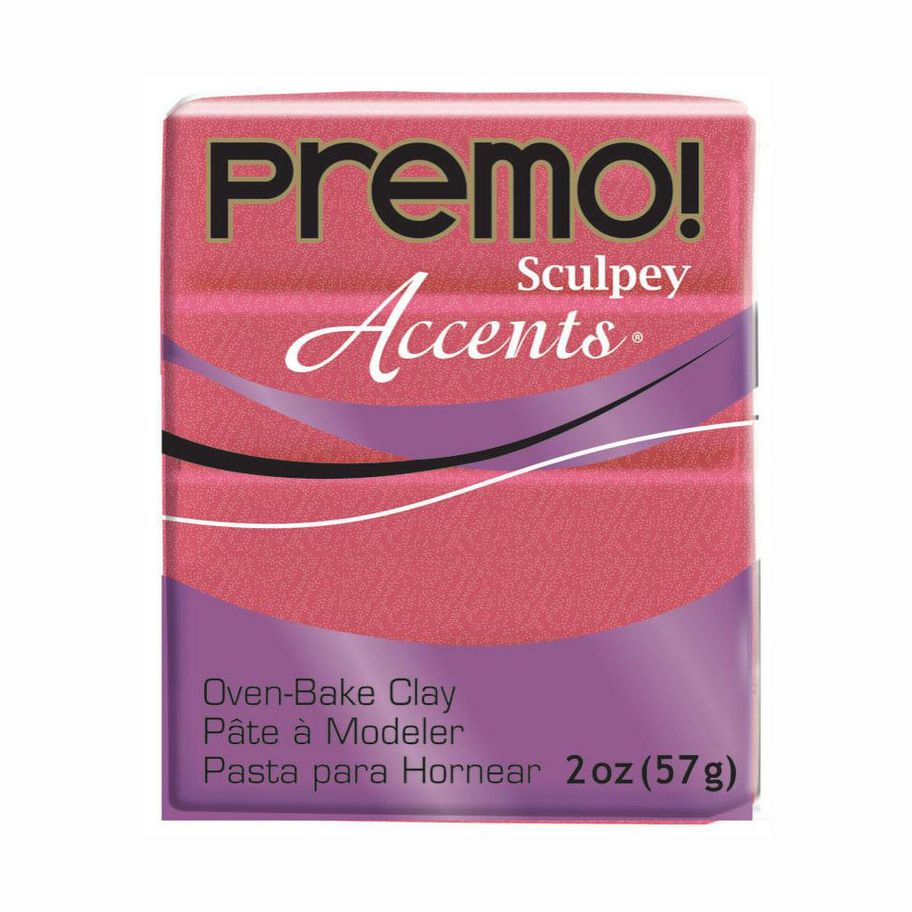 Полимерная глина "Sculpey" Premo PE02 57 г 5115 жемчужно-малиновый