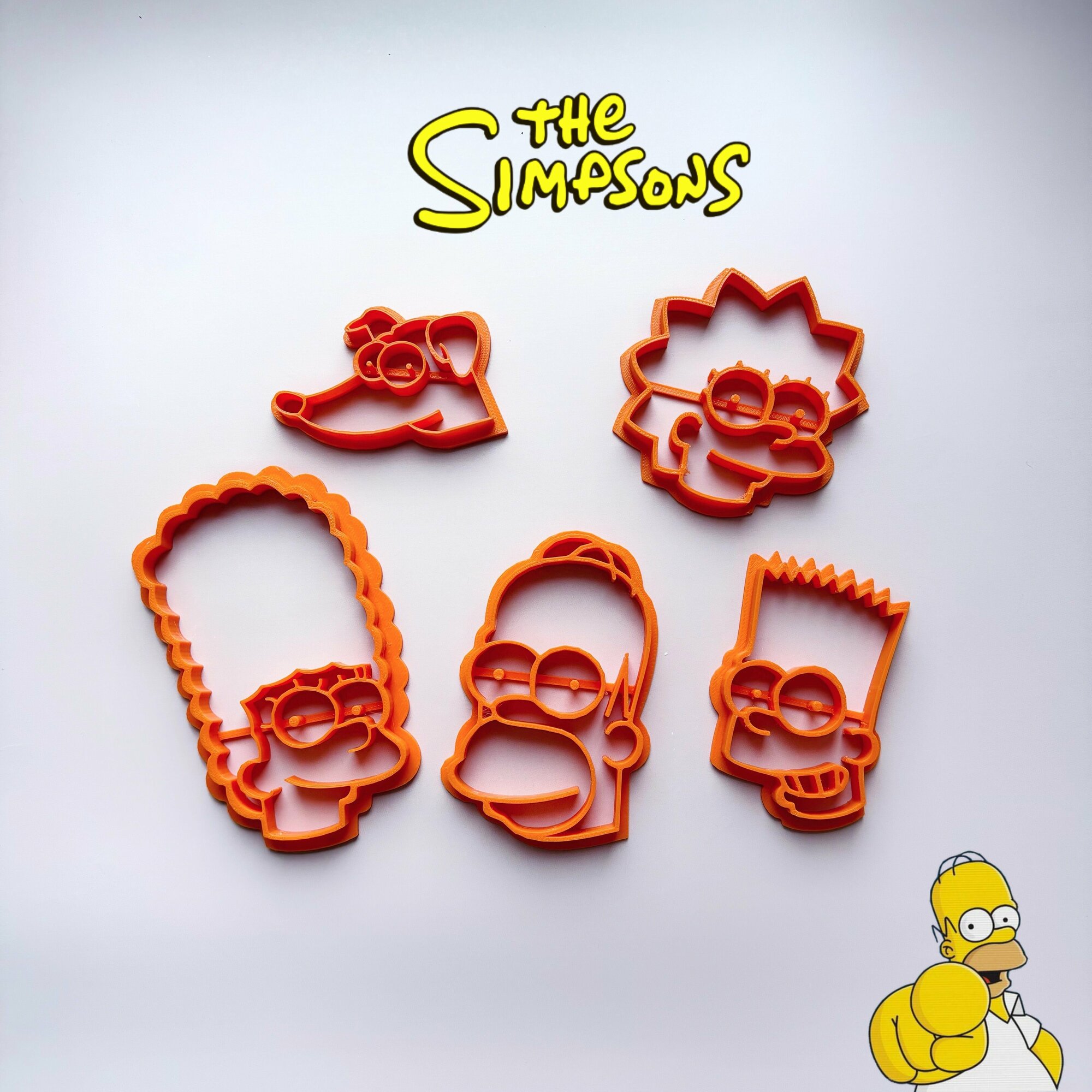 Набор форм для вырубки теста Симпсоны