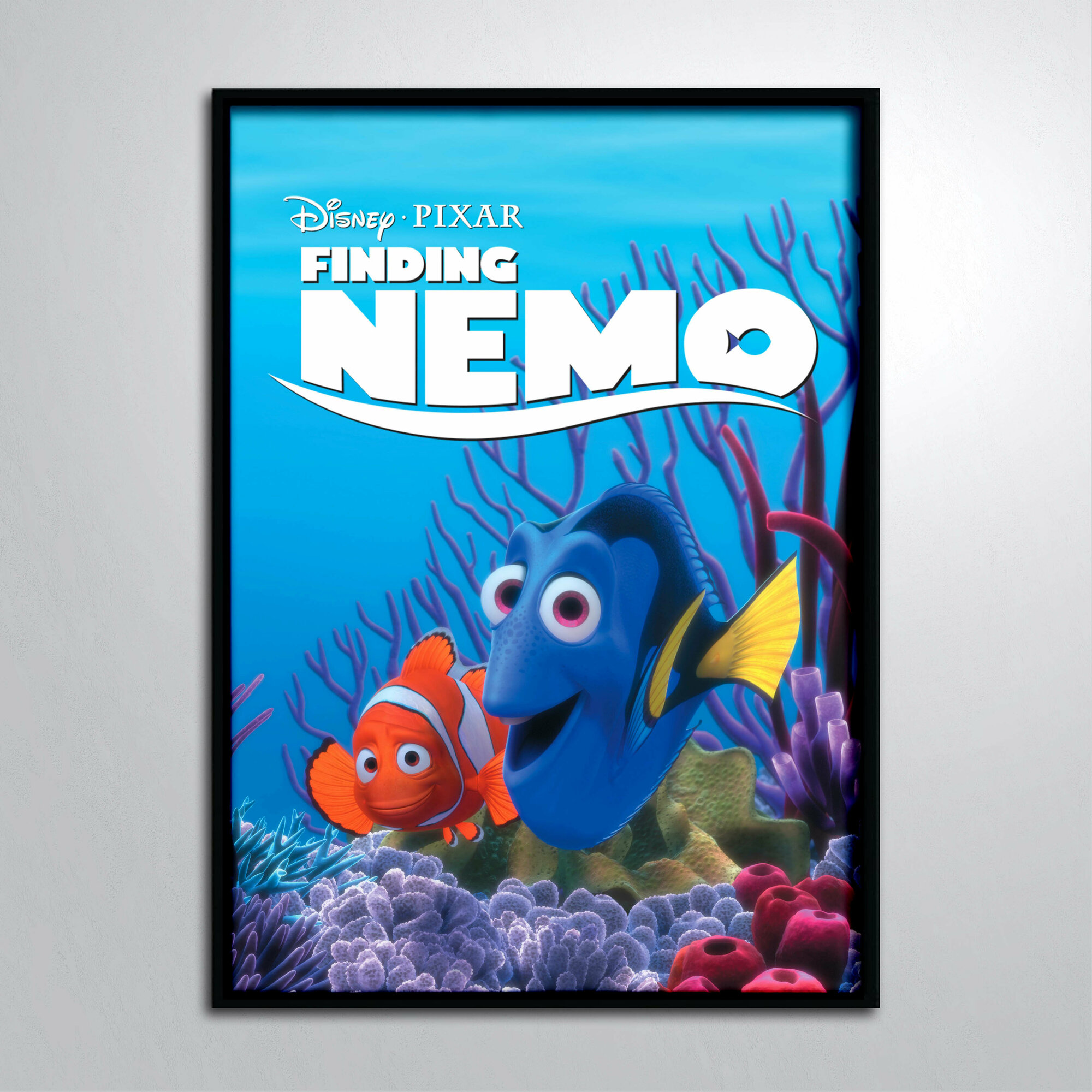 Постер в раме/В поисках Немо Рыба клоун и Дори Finding Nemo