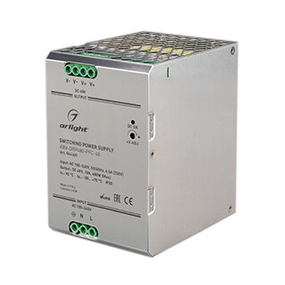 044601 Блок питания ARV-DRP480-PFC-48 (48V, 10A, 480W) (Arlight, IP20 Металл)