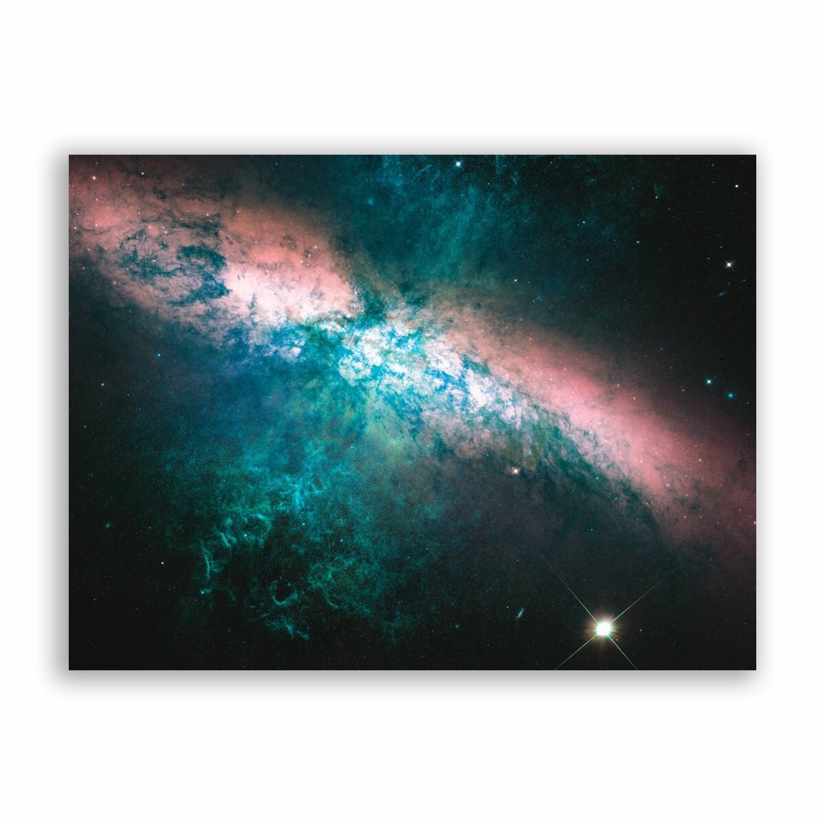 Постер, плакат на бумаге / Galaxy / Галактика / Размер 30 x 40 см