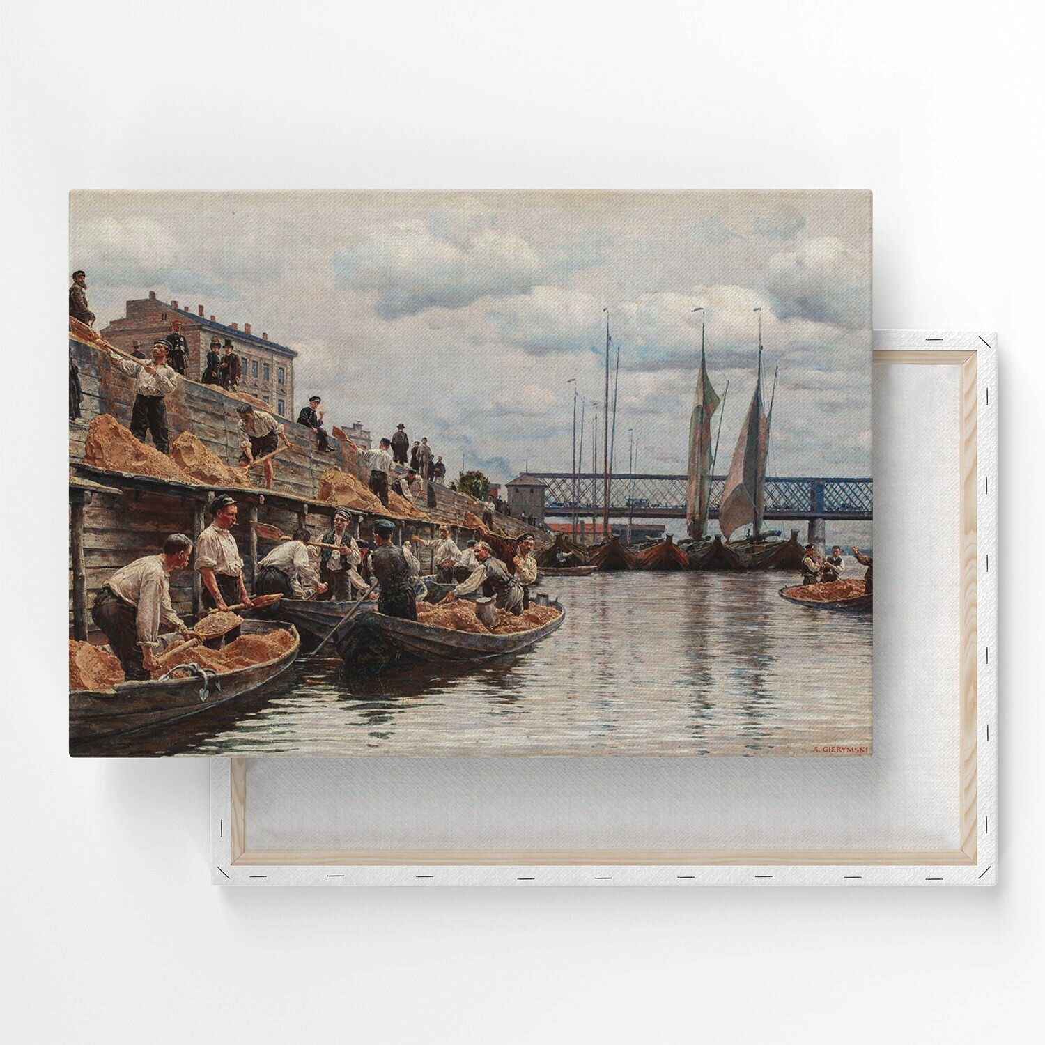 Картина на холсте, репродукция / Александр Герымский - Piaskarze / Размер 30 x 40 см