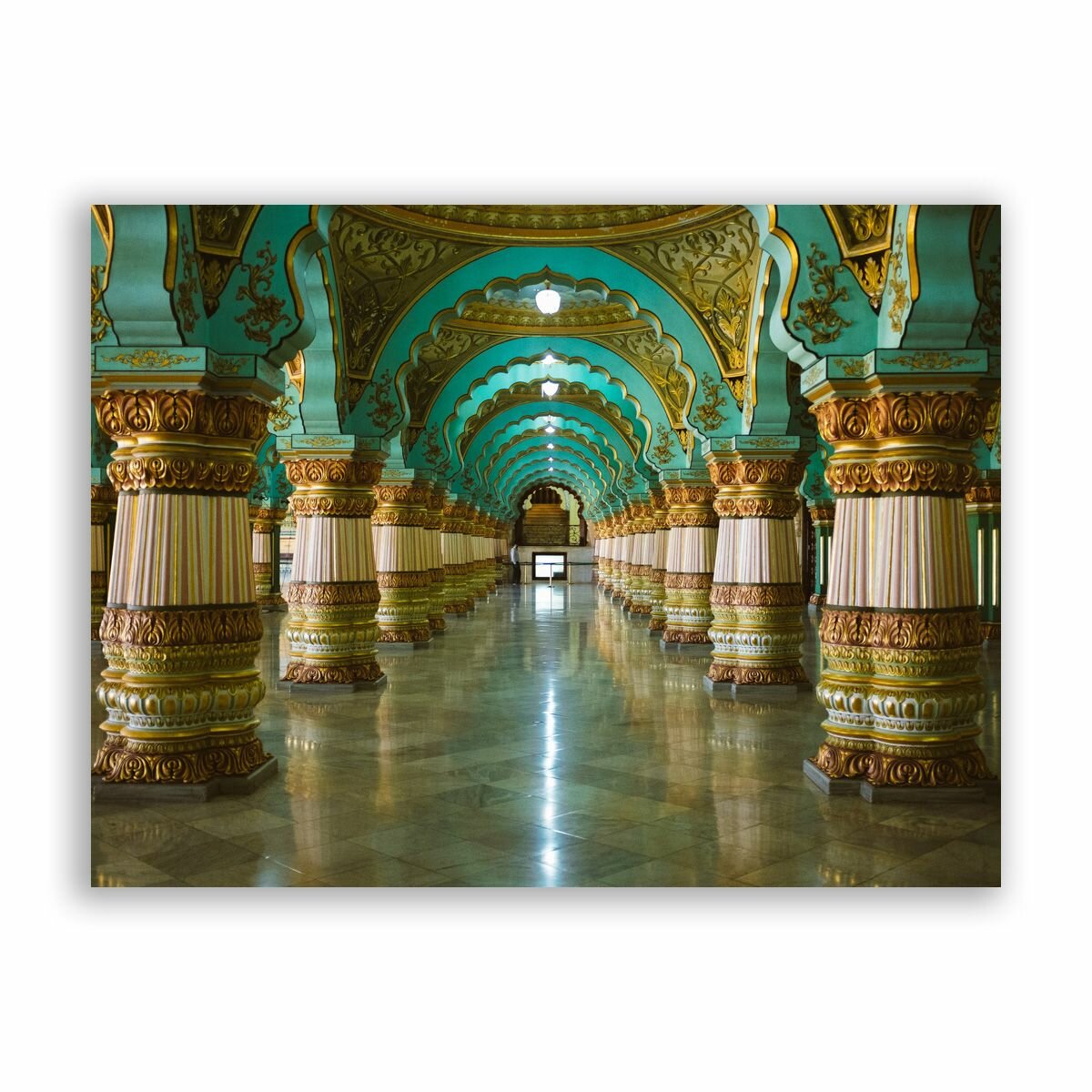 Постер, плакат на бумаге / Архитектура - Индия / Размер 60 x 80 см