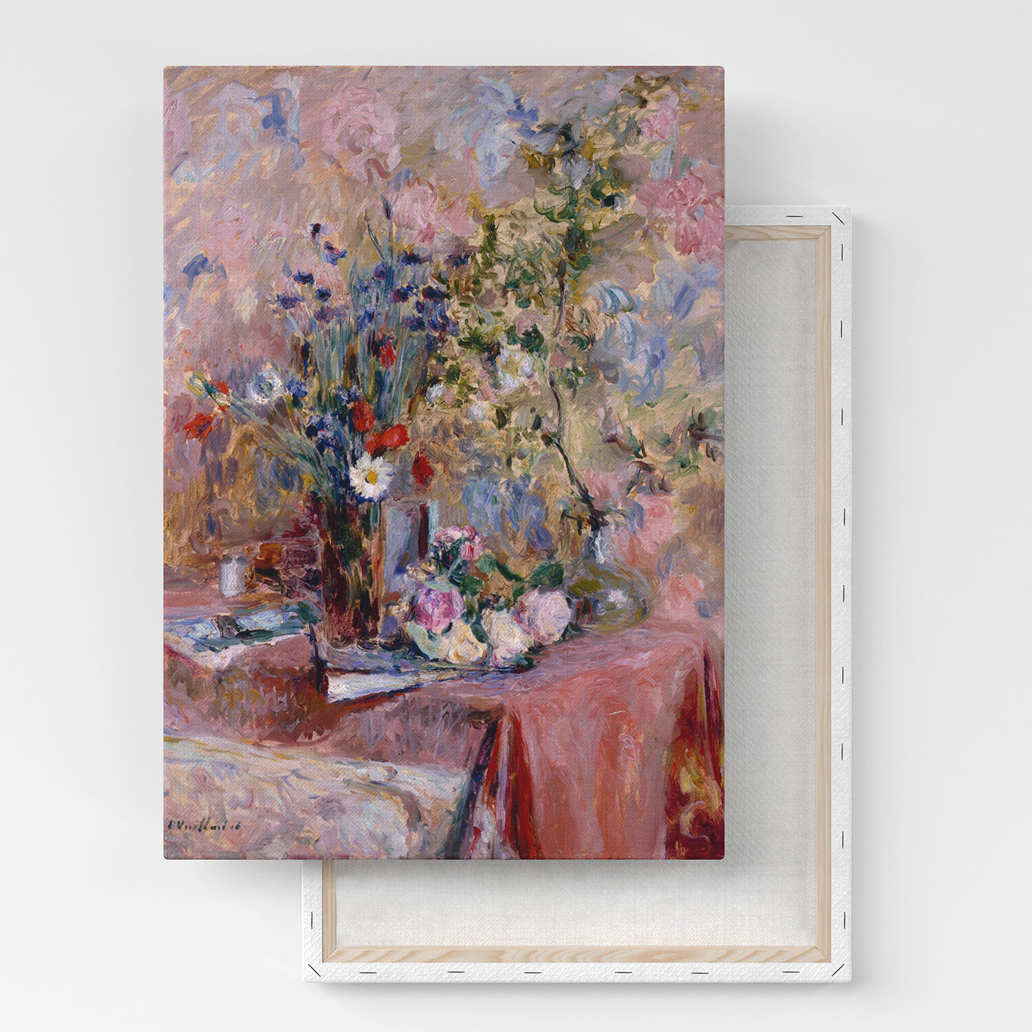 Картина на холсте, репродукция / Edouard Vuillard - Flowers / Эдуар Вюйар / Размер 40 x 53 см