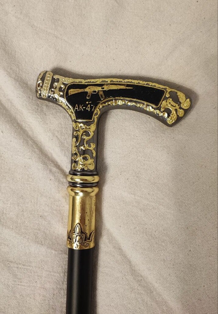 Трость опорная "Оружейники России" для ходьбы