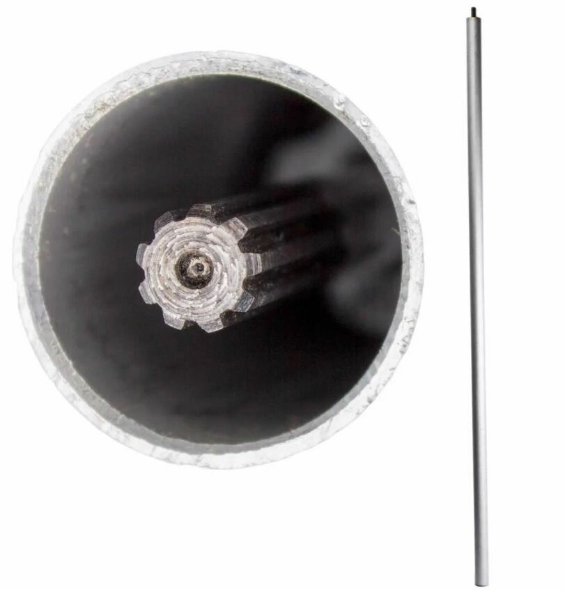 Штанга для мотокосы / триммера цельная с валом (152 см, 28 мм, 9 зубьев)