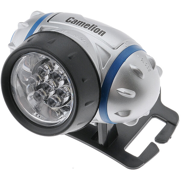 Фонарь LED5310-7F3 налобный 3хR03 7 светодиодов металлик c элем. питания (Camelion) (2 шт. в комплекте)