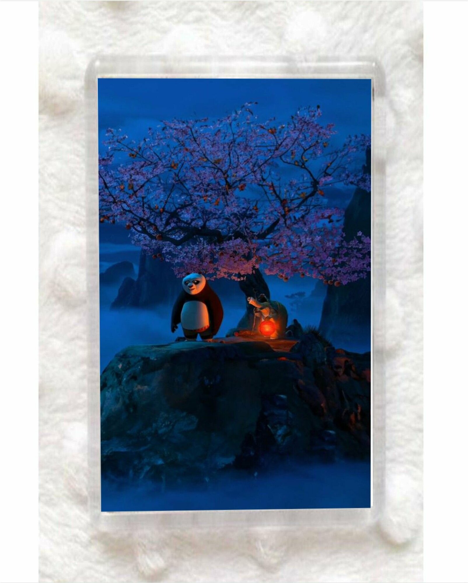 Магнит акриловый с принтом "Кунг-фу Панда"