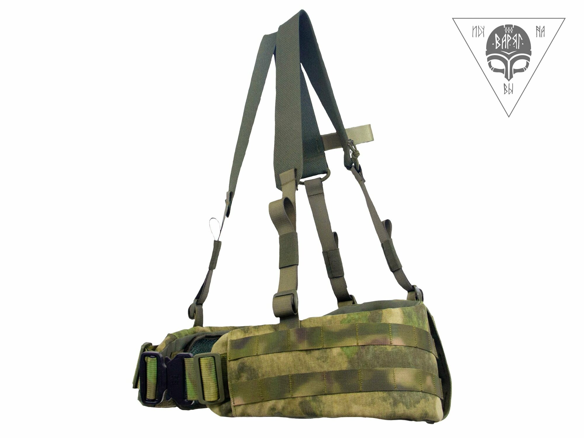Пояс (варбелт) с лямками "Воевода 14/23" с баллистикой БР-1 A-TACS FG CAMO (Мох)