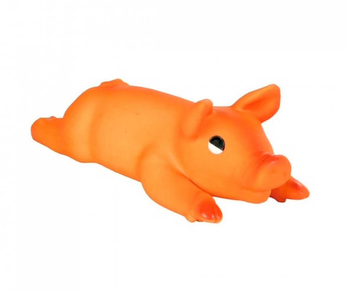 Игрушка для собак Trixie поросенок пищалка латекс 13,5см 35092