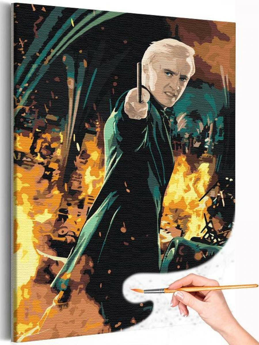 Драко Малфой, Гарри Поттер Harry Potter Фильмы Раскраска картина по номерам на холсте 40х60