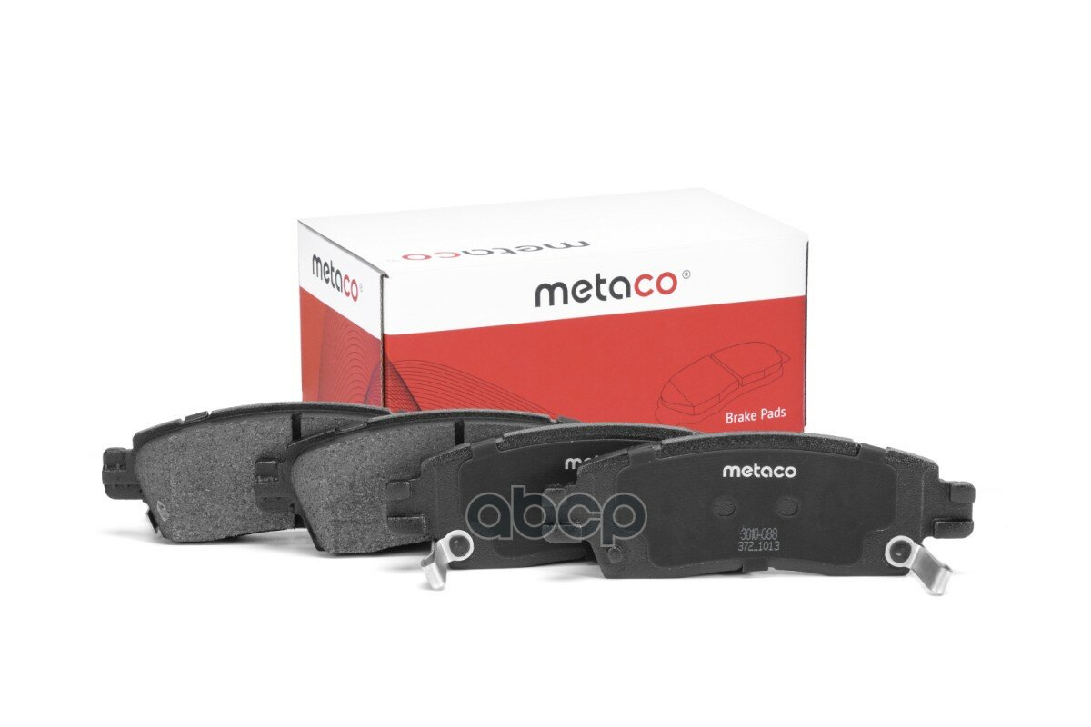 Колодки тормозные задние дисковые к-кт SAAB 9-7X (2005-2009), Chevrolet Trail Blazer (2001-2010) METACO арт. 3010-088