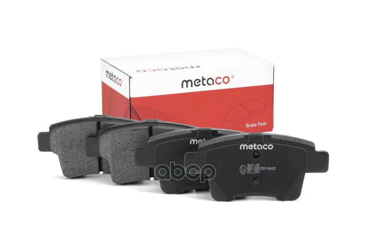 Колодки Тормозные Задние Дисковые К-Кт METACO арт. 3010-113