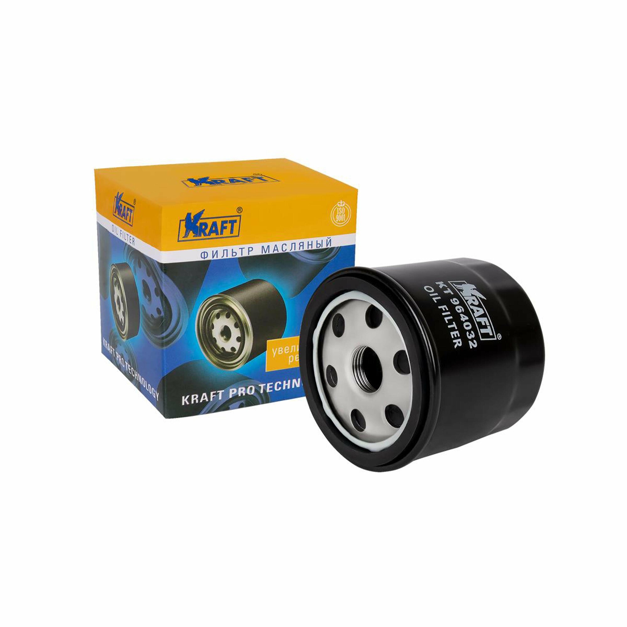 Фильтр масляный для а/м Ford C-Max II (10-), Ford Focus (04-) / Volvo S40 (04-12) KRAFT