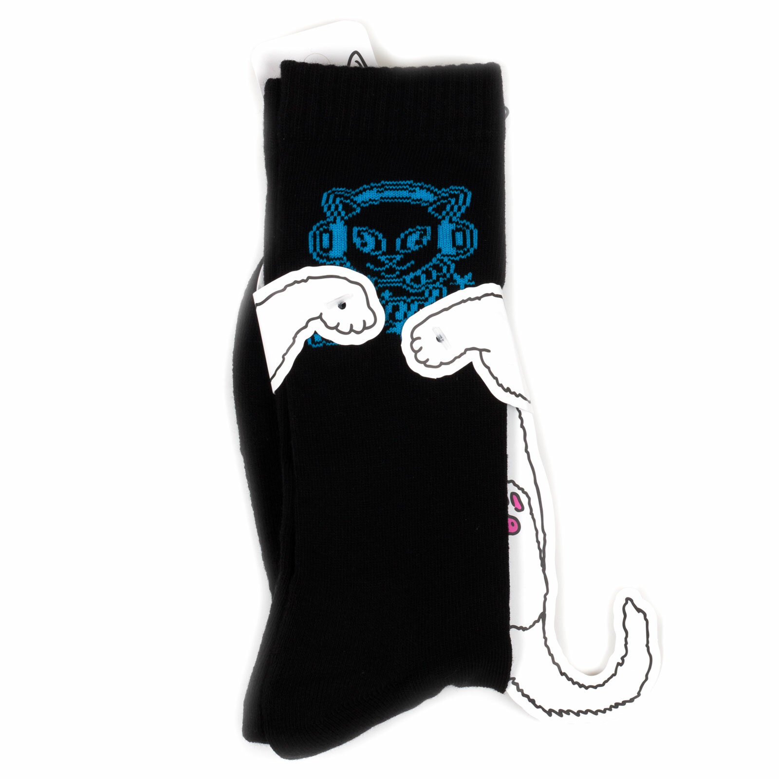 Носки Носки с котом Лордом Нермалом Kawaii Nerm - Black