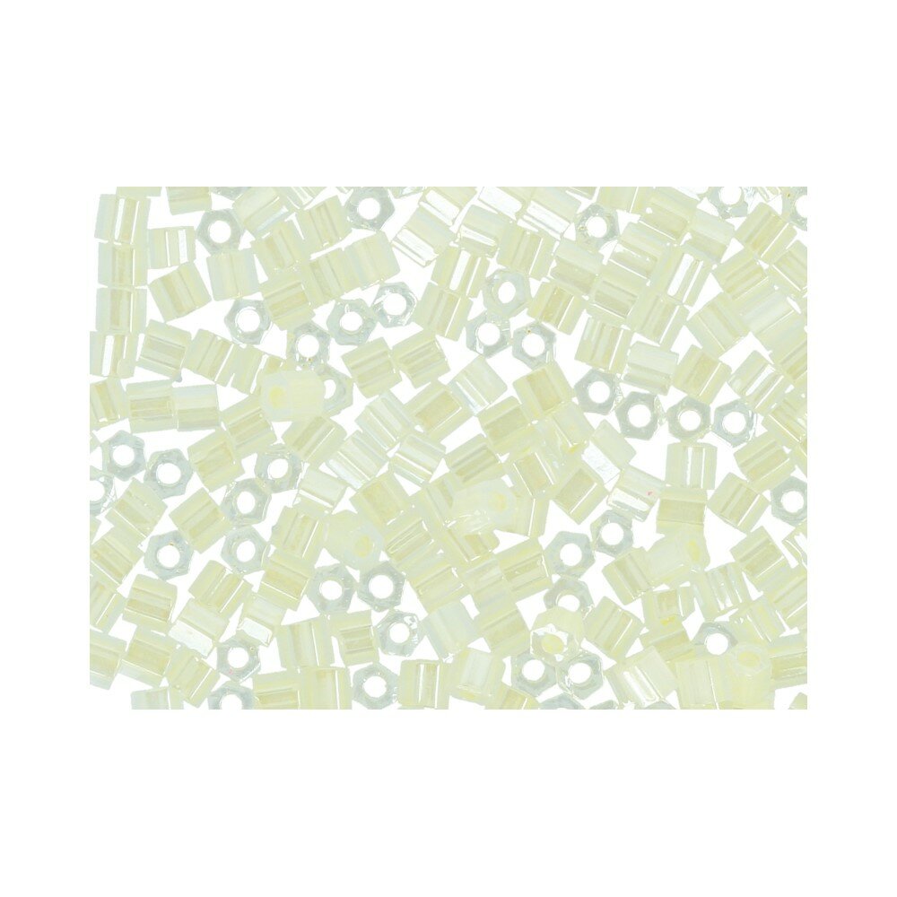 Бисер "TOHO" 11/0 HEXAGON 2.2 мм 5 г №0142 бл. желтый/перл