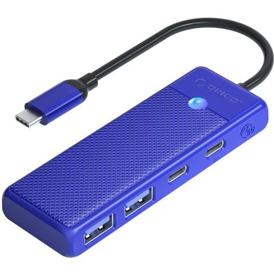 Разветвитель USB Orico PAPW2AC-C3-015, синий