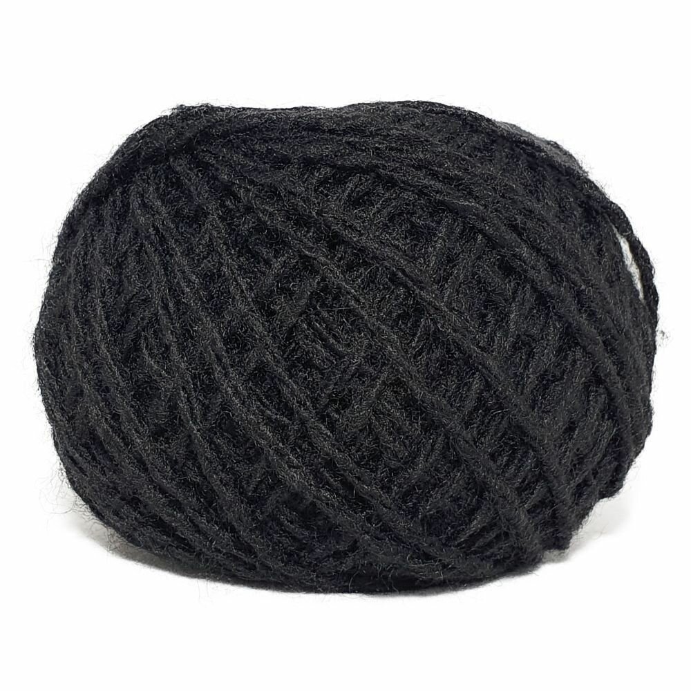 Пряжа Прочее Акрил Кисловодск, черный - 002, 100% акрил, 10 мотков, 40 г, м.