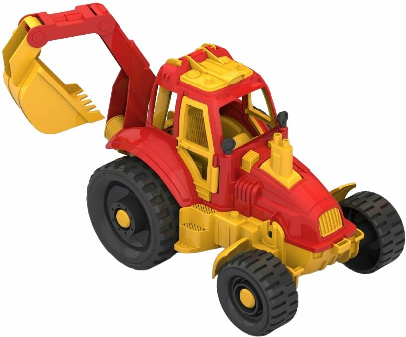 Пластиковая модель Трактор с ковшом, детская игрушка для песочницы и дома