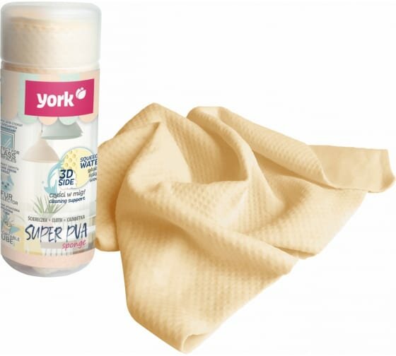 Салфетка Чудо 32*43см, PVA (перед использованием смочить), туба 024030 York