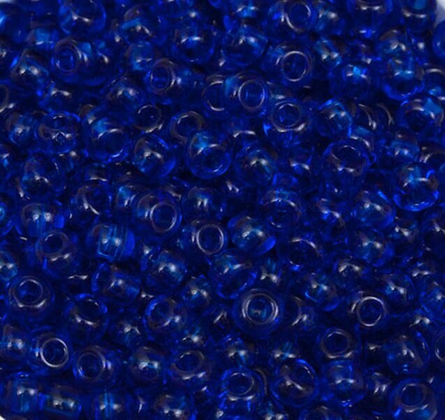 Бисер Gamma 2, Чехия B121 (60300) темно- синий 10/0, 5 гр,1 шт.