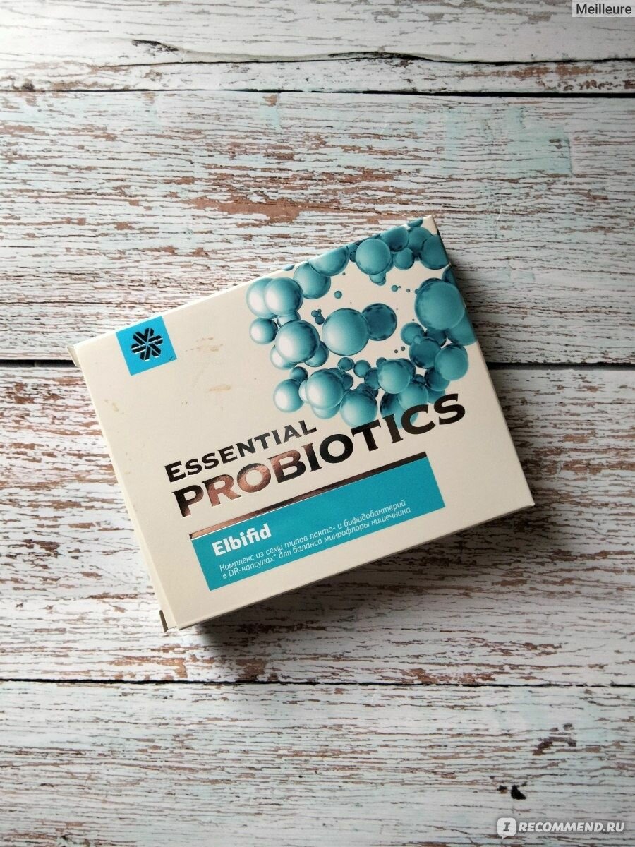 Эльбифид Essential Probiotics,15 капсул