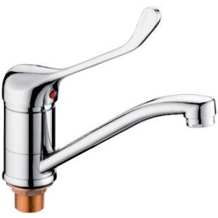 Локтевой смеситель для раковины Ledeme H79 L4579-2 хирургический хром