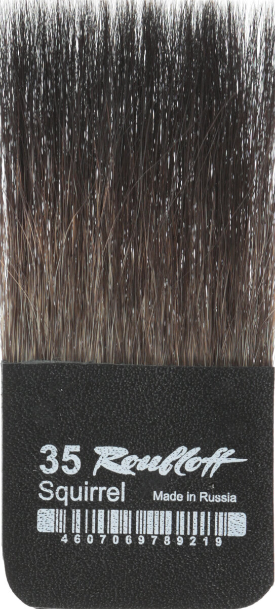 Кисть художественная для рисования Roubloff 1Л4Ш для работы с золотом Лампемзель белка № 35