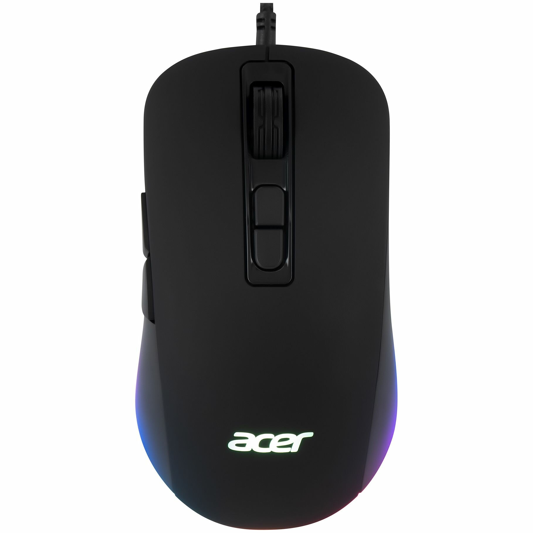 Мышь Acer OMW135, игровая, оптическая, проводная, USB, черный [zl. mceee.019]