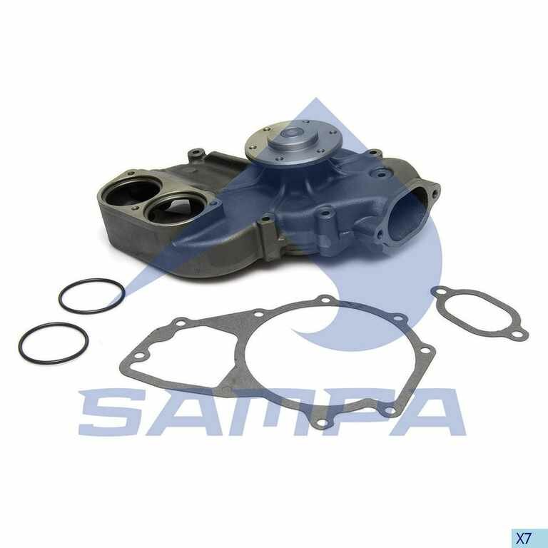 Насос водяной КАМАЗ-5490 Axor дв. OM457HLA (без ретардера), 203.058, SAMPA