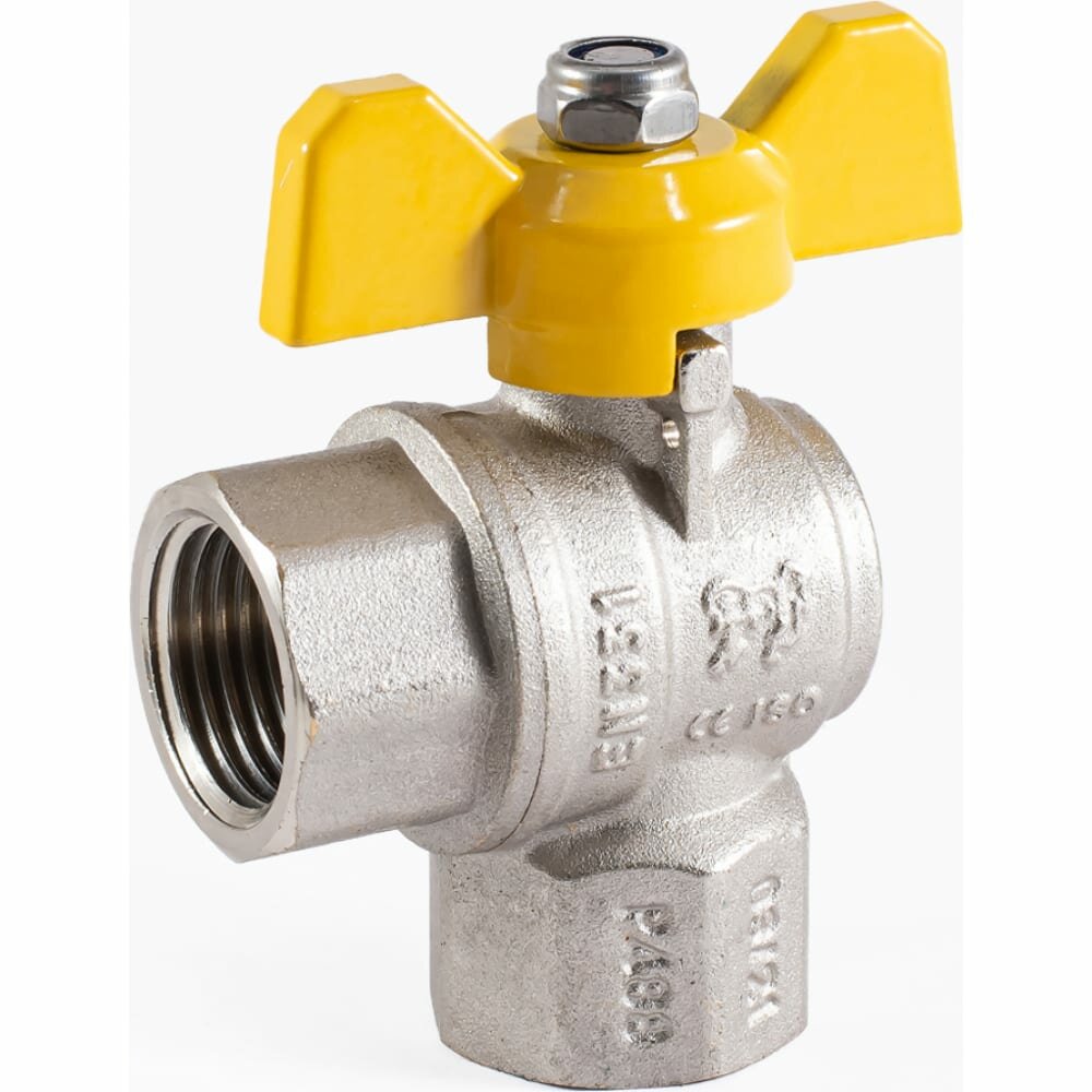 Угловой шаровой кран PROFACTOR в/в бабочка 1/2 дюйма