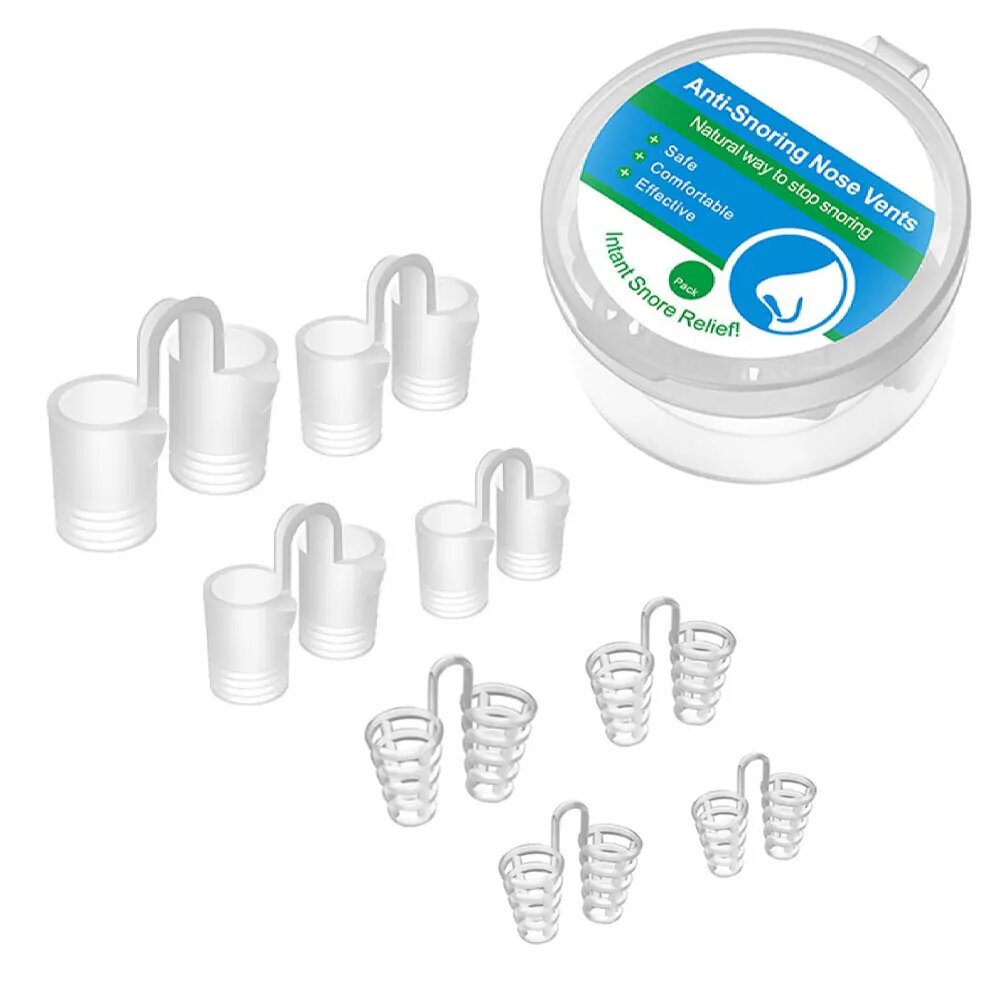Набор клипс-расширителей для носа против храпа от Voguish 8 шт. в комплекте